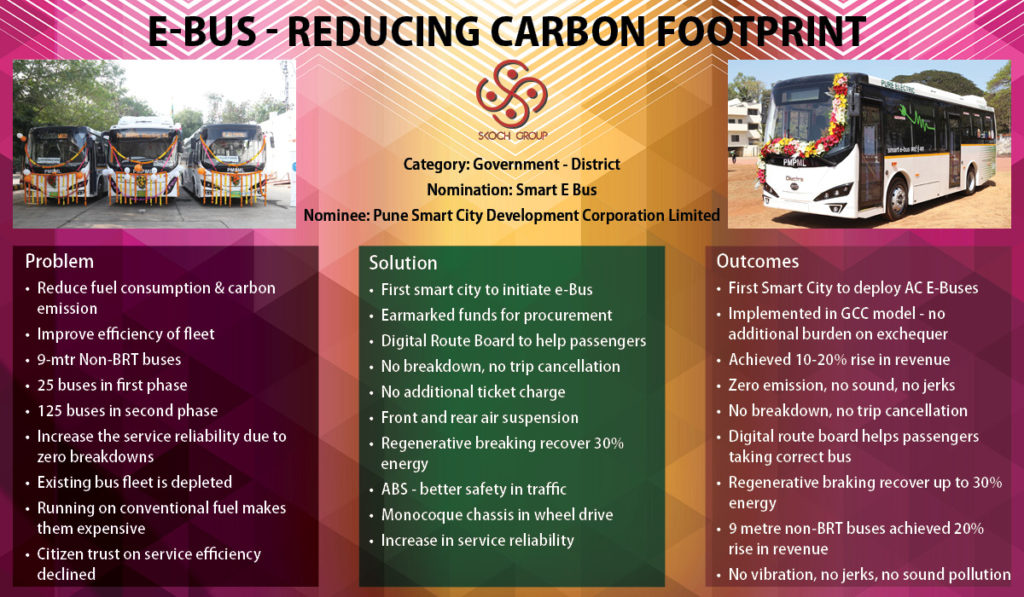 Smart E Bus – Pune Smart City Development Corporation Limited – SKOCH ...